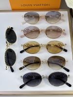 China Vintage Oval Pearl Chain Sunglasses for Women Luxury Metal Frame Gradient Lens UV400 Protection Elegant Ladies Eyewear for Party Travel Z8331 for sale