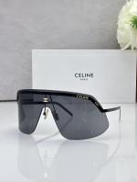 China Future Y2K Celine CL40350U Shield Sunglasses Triomphe Logo Oversized Wraparound Sunglasses UV Protection For Women Men Streetwear high quality for sale