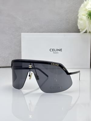 China Future Y2K Celine CL40350U Shield Sunglasses Triomphe Logo Oversized Wraparound Sunglasses UV Protection For Women Men Streetwear high quality for sale