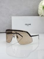 China Future Y2K Celine CL40350U Shield Sunglasses Triomphe Logo Oversized Wraparound Sunglasses UV Protection For Women Men Streetwear high quality for sale