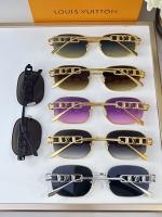 China Vintage Rectangle Metal Frame Sunglasses for Women Men Luxury Designer Hollow Logo Temple Gradient Lens UV400 Protection Fashion Retro Square Sun Glasses for Travel Beach Streetwear for sale