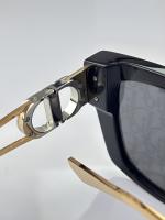 China Vintage Small Rectangular Sunglasses Women, Acetate Frame Hollow Metal Temple CD Signature Logo UV400 Fashion Sunglasses 30Montaigne S13F Prescription for sale