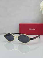 China Vintage Small Hexagonal Sunglasses for Women, Retro Metal Frame Sun Glasses With Red Strip Temples, UV400 Polarized Lens Fashion Luxury Shades for Streetwear Party SPS 05X for sale