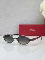 China Vintage Small Hexagonal Sunglasses for Women, Retro Metal Frame Sun Glasses With Red Strip Temples, UV400 Polarized Lens Fashion Luxury Shades for Streetwear Party SPS 05X for sale