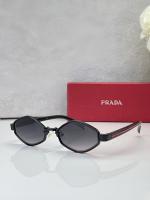 China Vintage Small Hexagonal Sunglasses for Women, Retro Metal Frame Sun Glasses With Red Strip Temples, UV400 Polarized Lens Fashion Luxury Shades for Streetwear Party SPS 05X for sale