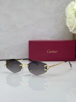 China Luxury Rimless Geometric Sunglasses for Men Women, Vintage Metal Cutting Lens Sun Glasses, High‑end Designer Style UV400 Protection Eyewear for Party Travel Daily Wear for sale