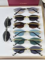 China Luxury Rimless Geometric Sunglasses for Men Women, Vintage Metal Cutting Lens Sun Glasses, High‑end Designer Style UV400 Protection Eyewear for Party Travel Daily Wear for sale