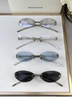 China Y2K Futuristic Star Rimless Sunglasses for Women | Retro Oval Cat‑Eye Frameless Sun Glasses, Ultra‑Light Titanium Temple Streetwear Party Shades, 4 Lens Color Options for sale