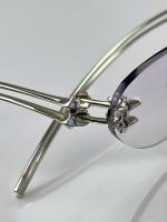 China Y2K Futuristic Star Rimless Sunglasses for Women | Retro Oval Cat‑Eye Frameless Sun Glasses, Ultra‑Light Titanium Temple Streetwear Party Shades, 4 Lens Color Options for sale