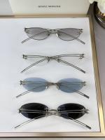China Y2K Futuristic Star Rimless Sunglasses for Women | Retro Oval Cat‑Eye Frameless Sun Glasses, Ultra‑Light Titanium Temple Streetwear Party Shades, 4 Lens Color Options for sale