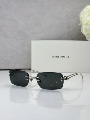 China Y2K Futuristic Four‑Pointed Star Rimless Sunglasses Unisex Double Thin Silver Metal Temple Cut‑Edge No‑Frame Square Lens Luxury Streetwear Party Shades for Men Women for sale