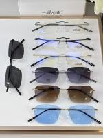 China Men Rimless Titanium Eyeglasses Silhouette‑Style Super Light Memory Titanium Temple Frameless Optical Glasses Multi‑color Prescription Eyewear Business Male Sunglasses Frame for sale