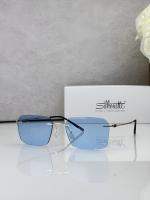 China Men Rimless Titanium Eyeglasses Silhouette‑Style Super Light Memory Titanium Temple Frameless Optical Glasses Multi‑color Prescription Eyewear Business Male Sunglasses Frame for sale