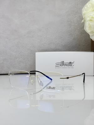 China Silhouet Style Screwless Rimless Titanium Eyeglass Frame Ultra Light Frameless Men Business Prescription Optical Eyewear 3 Colors Available Prescription for sale
