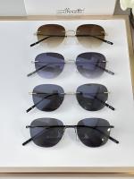 China Style Rimless Titanium Sunglasses Unisex Ultra Light Polygon Polarized Sunglasses UV400 Gradient Lens Anti Glare Driving Outdoor Sun Shades for Men Women Prescription for sale