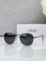 China Style Rimless Titanium Sunglasses Unisex Ultra Light Polygon Polarized Sunglasses UV400 Gradient Lens Anti Glare Driving Outdoor Sun Shades for Men Women Prescription for sale