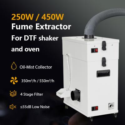China New  Mobile  DTF Smoke Fume Extractor Industrial Air Cleaning Equipment 350-550m/h Capacity for sale