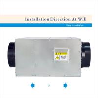 China Metal Pressurized Fresh air Duct Pipe Fan Ventilation Unit Ducted Ventilation System for sale