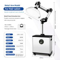 China Quiet New Beauty Salon Fume & Smoke Extractor with HEPA Filter 99.97% Efficiency for sale
