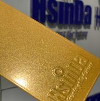 China Hsinda Gold Metallic Color Powder Paint Coating UV Resistant for sale