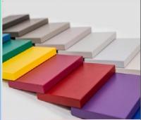 China MDF Powder Coating Paint Melamine MDF Coated Board For Furniture for sale