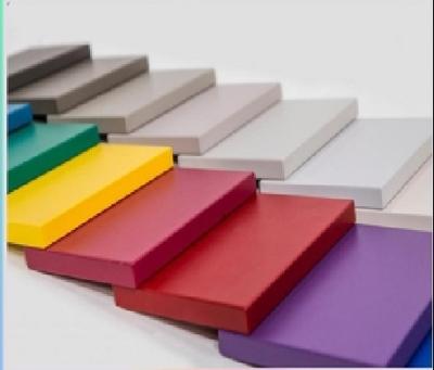 China MDF Powder Coating Paint Melamine MDF Coated Board For Furniture for sale