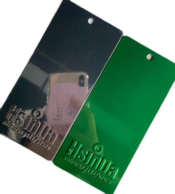 China Illusion Color Super Chrome Dry Plating Green Electrostatic Powder Coating Spray Paint for sale