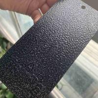 China Silver Black Powder Coating with Hammer Texture for Electrostatic Spray Applications in Customization Color, Corrosion Resistant and UV-Resistant for sale