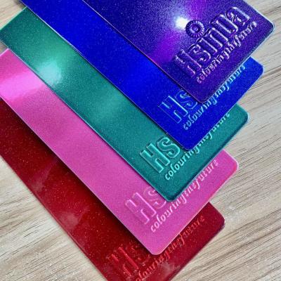 China Translucent Candy Sparkle Metallic Electrostatic Epoxy Thermal Powder Coating Paint Metal Fabrication for sale