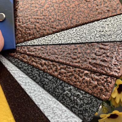 China Hammer Texture Epoxy Polyester Powder Coating For Metal Iron Pot for sale