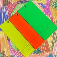 China RAL1026 Epoxy Polyester Powder Coating Fluorescent Neon Yellow for sale