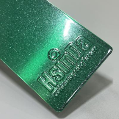 China Epoxy-Polyester Resin Metallic Powder Coat High Durability for Metal Substrate Protection and Longevity Curing 15-10minutes for sale