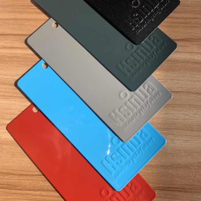 China TGIC/TGIC Free Ral 9005 Black Epoxy Polyester Thermoset Powder Coating for Protective Properties for sale