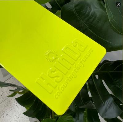 China Neon Color Epoxy polyester Powder Coating Paint Powder for Steel Furniture for sale