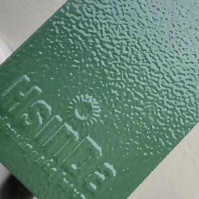 China Highly Durable Wrinkle Green Powder Coating for Covering Defects and Inperfections for sale