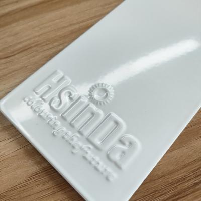 China Heat Resistant RAL9003 High Glossy White  Electrostatic Spray Polyester Powder Coating Paint for sale