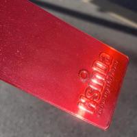 China Red Color Chrome Sparking Spray Paint Translucent Powder Coating Strong Adhesion For Car Part for sale
