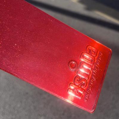 China Red Color Chrome Sparking Spray Paint Translucent Powder Coating Strong Adhesion For Car Part for sale