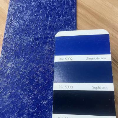 China Ral 5002 Crocodile Elephant Skin Electrostatic Powder Coating Paint For Finish for sale