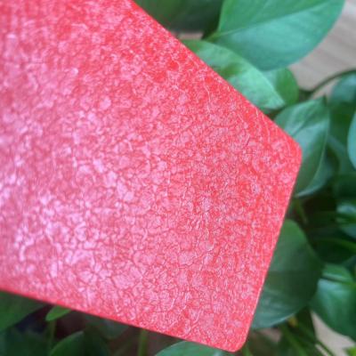 China State Powder Coating Ral3020 Red Lizard Skin Alligator Finish UV Electrostatic For 1000hr Humidity Industrial Metal for sale