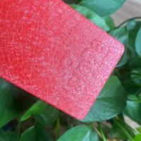 China Ral3020 Red Lizard Skin Alligator Finish Powder Coating with 1000hr Humidity Resistance for Industrial Metal for sale
