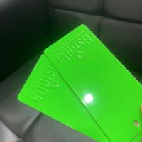 China Kawasaki Green Fluorescent Powder Coating with UV Glow Effect and 50KG/cm Impact Resistance for Electrostatic Spraying for sale