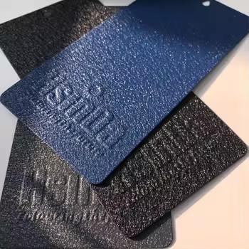 China Hsinda Epoxy Polyester Powder Coating Anti - Scratch Ral Color Skin Texture Spray Paint for sale