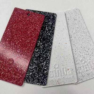 China Terrazzo Effect Epoxy Powder Coating Marble Stone Granite Texture Spray Paint for Metal for sale