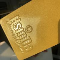 China Golden Metallic Powder Coating with Corrosion Resistance and UV Resistance for Electrostatic Spraying for sale