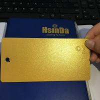 China Gold Metallic Effect Epoxy Resin Powder Coating High Exterior Stability for sale