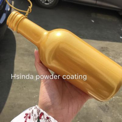 China 10 min-15 min Curing Temperature Gold Powder Coating for Durable and Long-Lasting Finish with 60-80um Film Thickness for sale