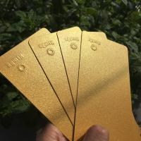 China Superior Gloss Metallic Gold Powder Coat Salt Spray Resistance Corrosion Protection for sale