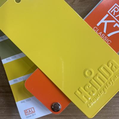 China ROHS REACH Certification RAL1023 Traffic Yellow Powder Coating Spray Paint for Household Appliances for sale