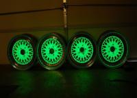 China No Pollution Chrome Powder Coat , Smooth Texture Glow In The Dark Powder Coat for sale